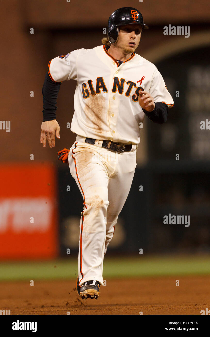 July 18, 2011; San Francisco, CA, USA; San Francisco Giants shortstop ...