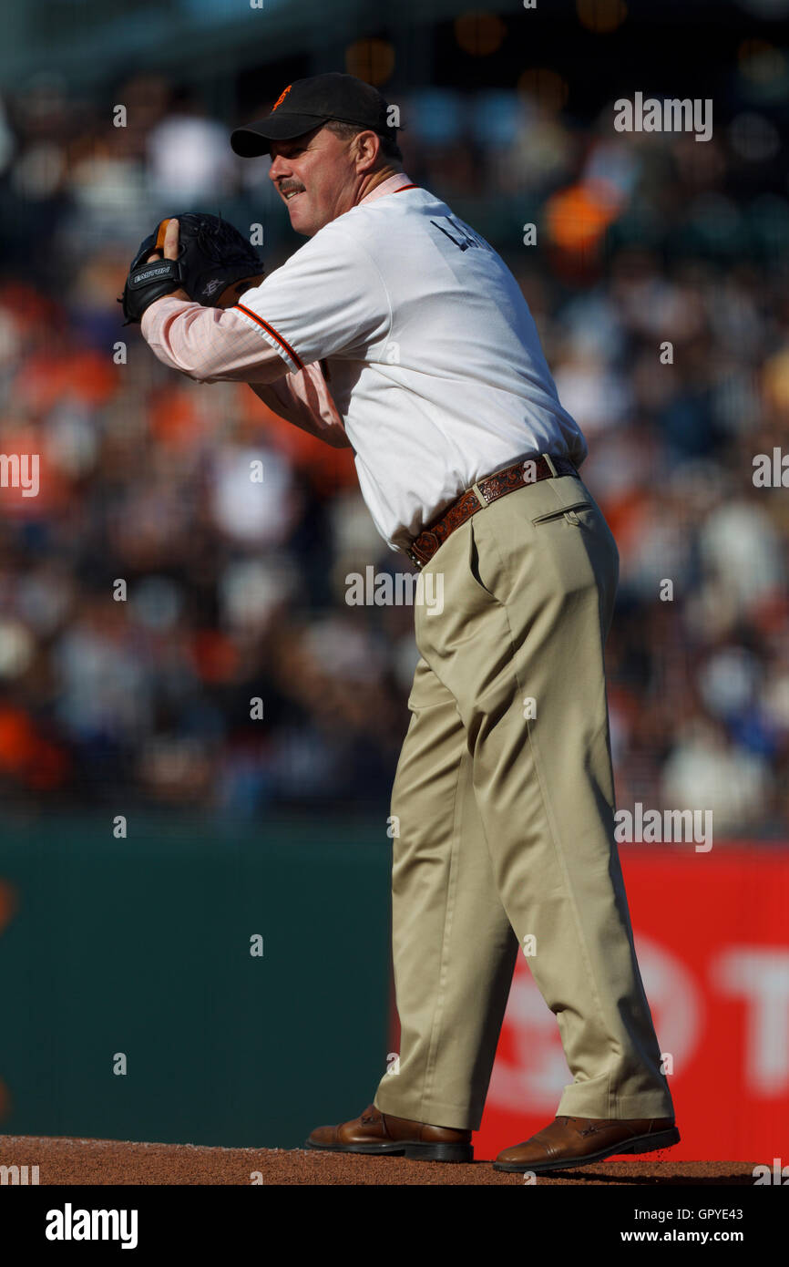July 23, 2011; San Francisco, CA, USA; Scottsville mayor Jim Lane ...