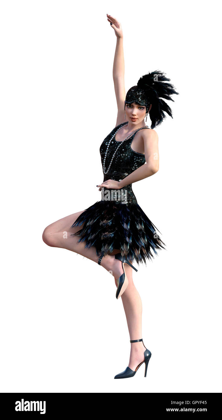 1920s flapper, model hi-res stock photography and images - Alamy