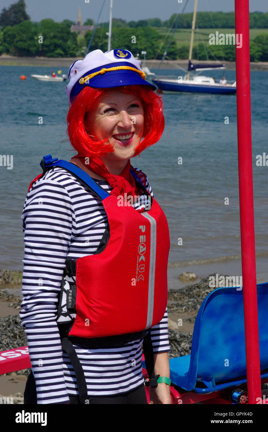 Menai Strait Raft Race Stock Photo - Alamy