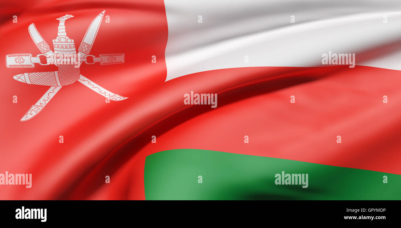 Sultanate of oman flag hi-res stock photography and images - Alamy