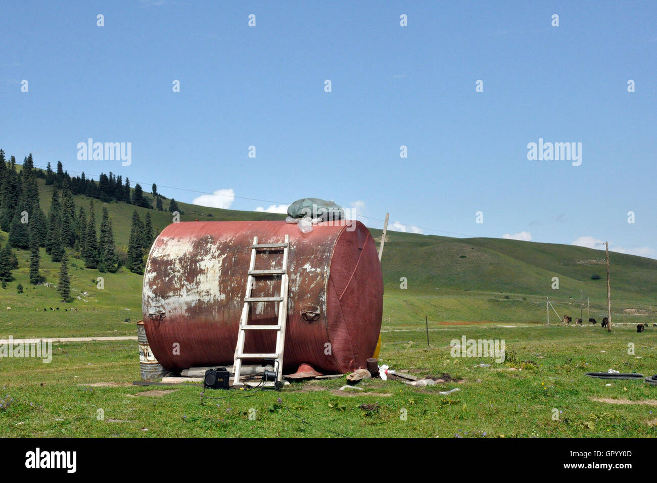 Kyrgyzstan, Karkara valley Stock Photo - Alamy