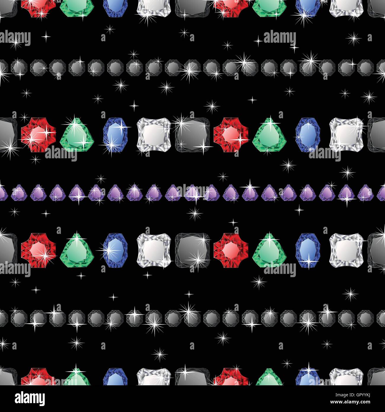 Diamonds seamless pattern Stock Vector Image & Art - Alamy