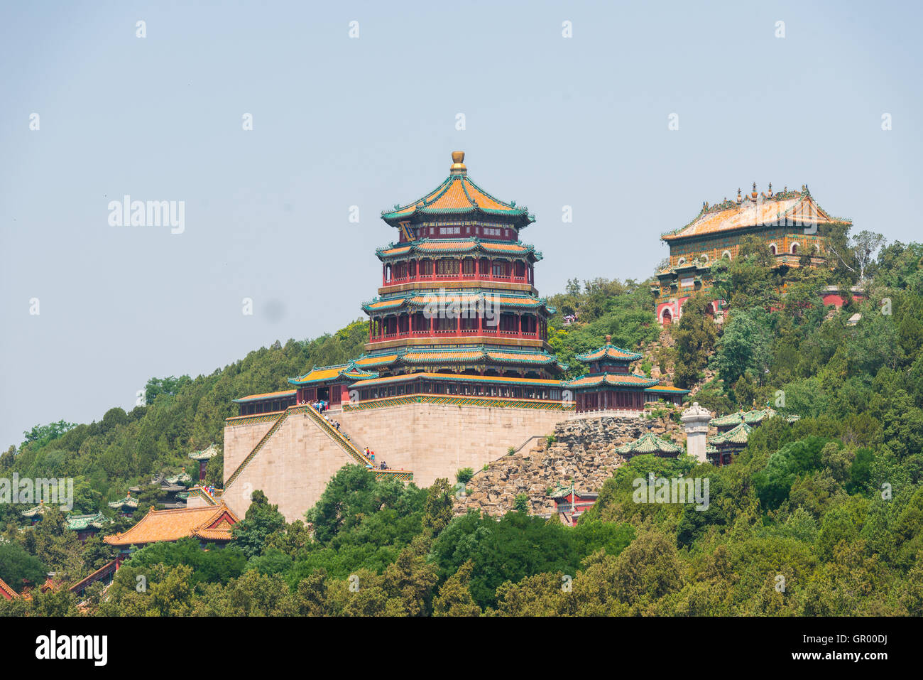 Summer Palace scene. Summer Palace located in Beijing of China. It was ...