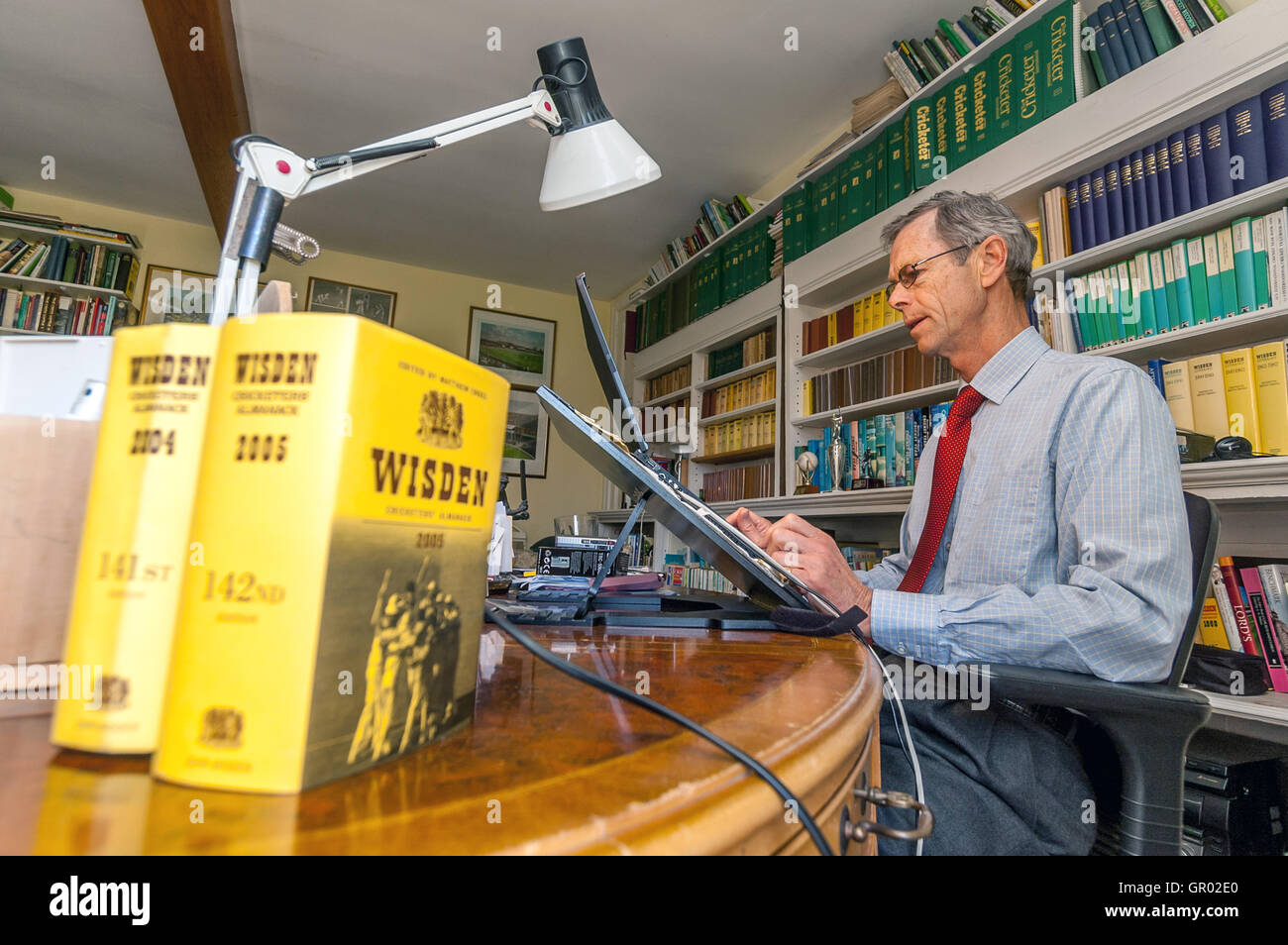 Cricket commentator and journalist, the late Christopher Martin-Jenkins ...