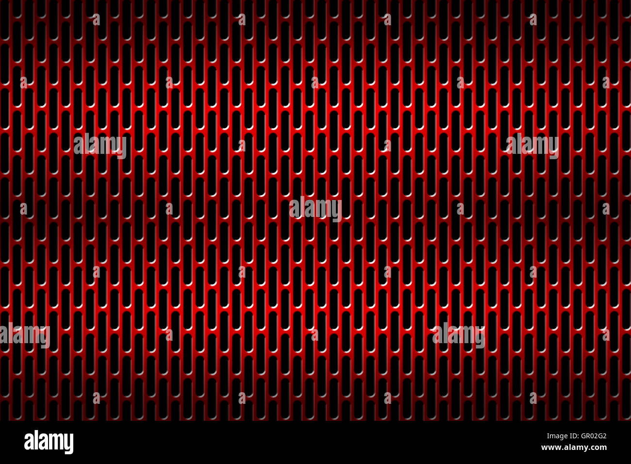 red chrome grille. metal background and texture. 3d illustration Stock ...