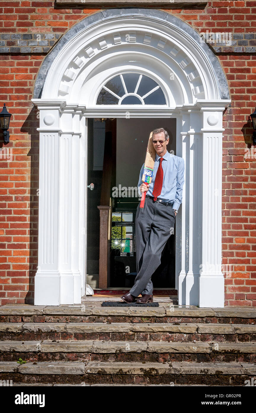 Cricket commentator and journalist, the late Christopher Martin-Jenkins ...