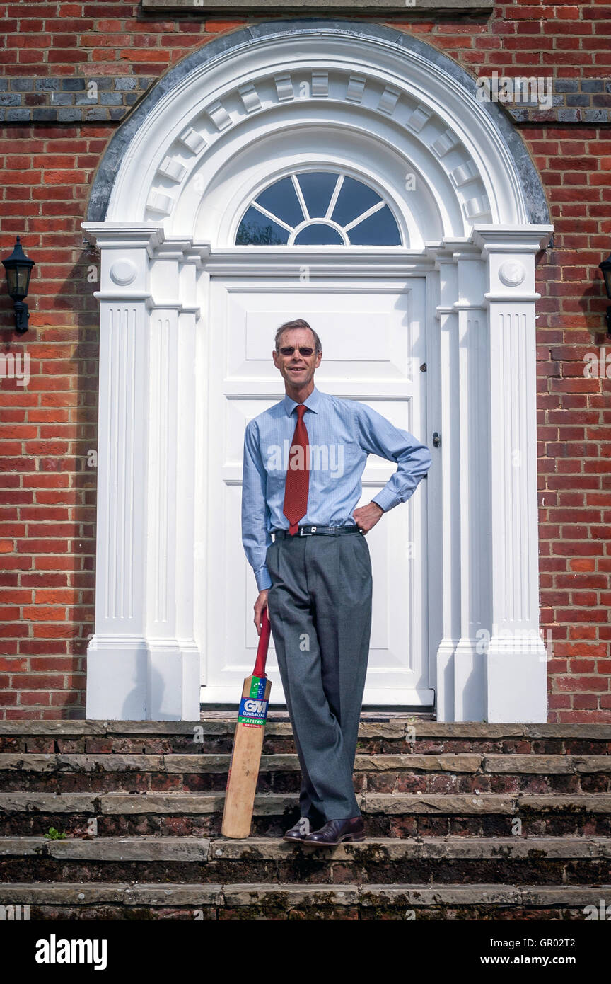 Cricket commentator and journalist, the late Christopher Martin-Jenkins ...