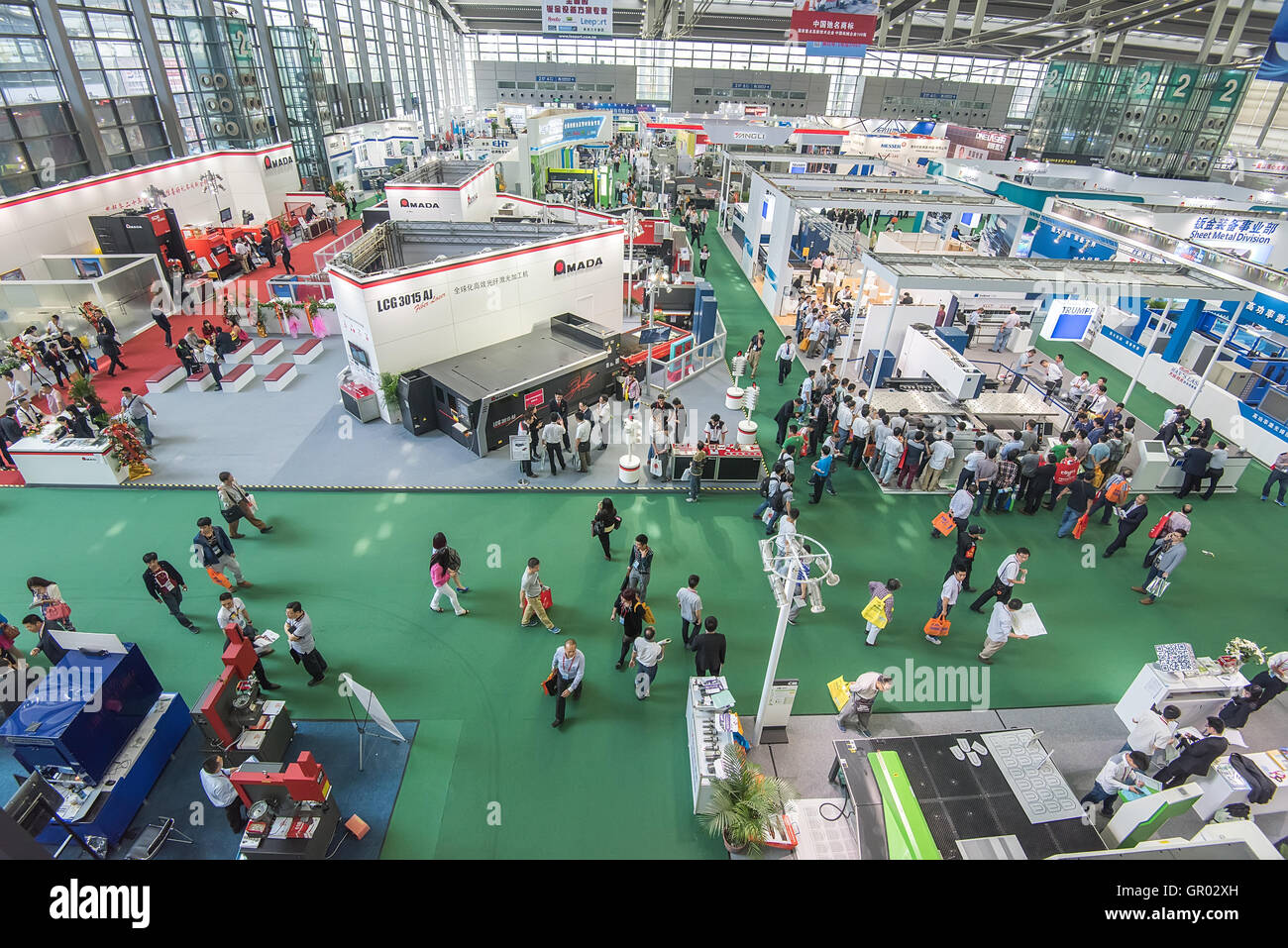 International industrial automation exhibition High Resolution Stock ...