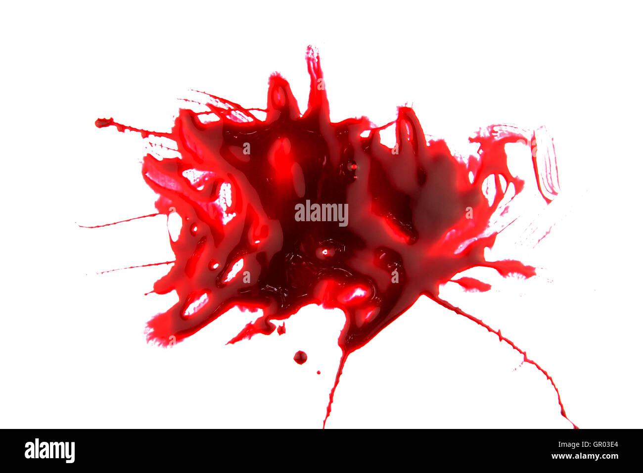 Blood Drops Falling Black Background