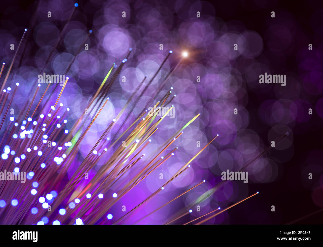 Internet technology fiber optic background Stock Photo - Alamy