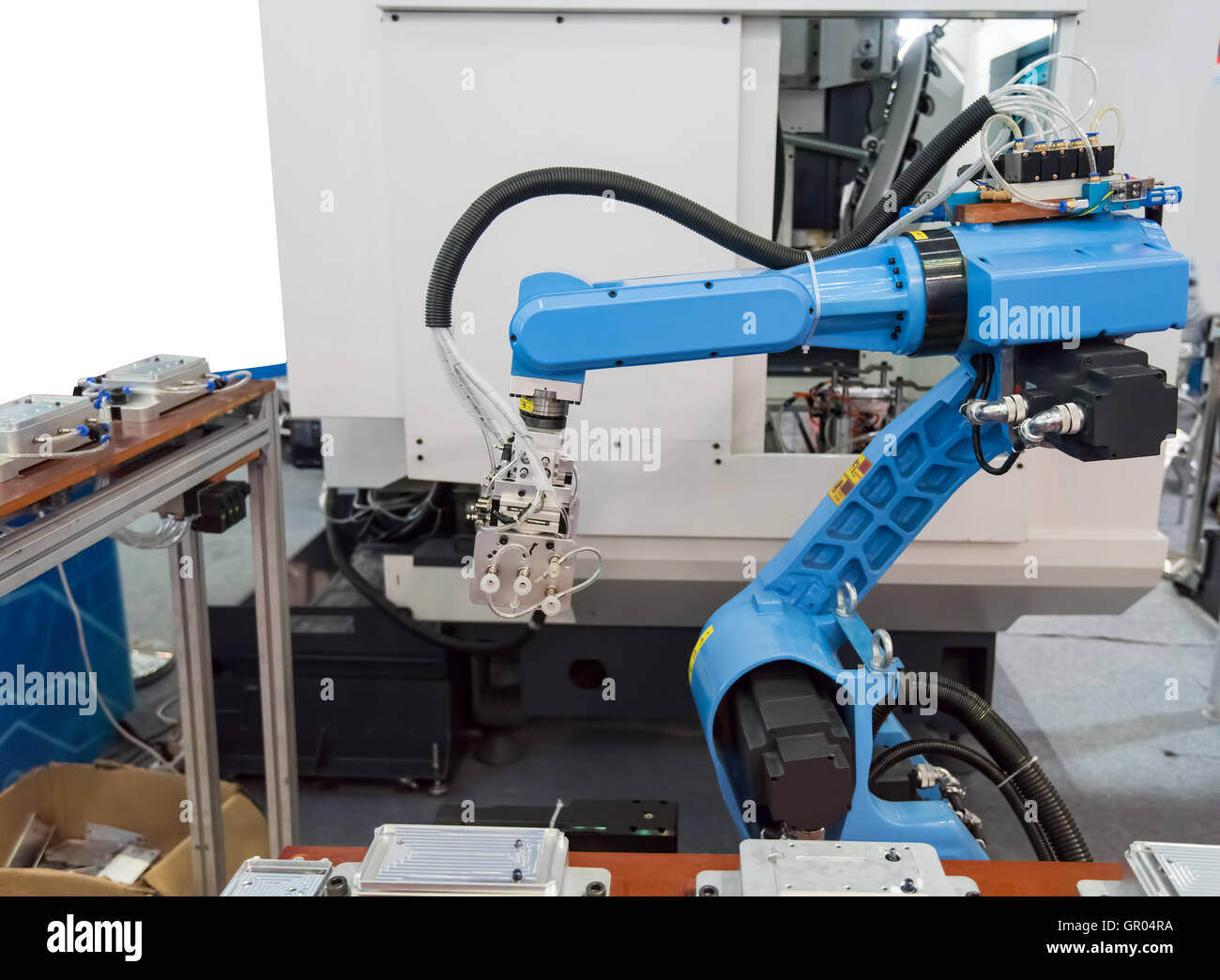 robotic hand machine tool at industrial manufacture factory Stock Photo ...