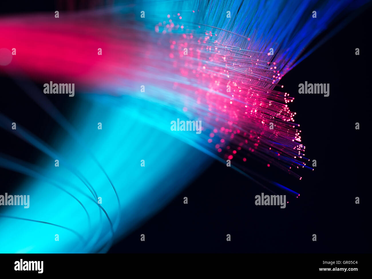 Internet technology fiber optic background Stock Photo - Alamy