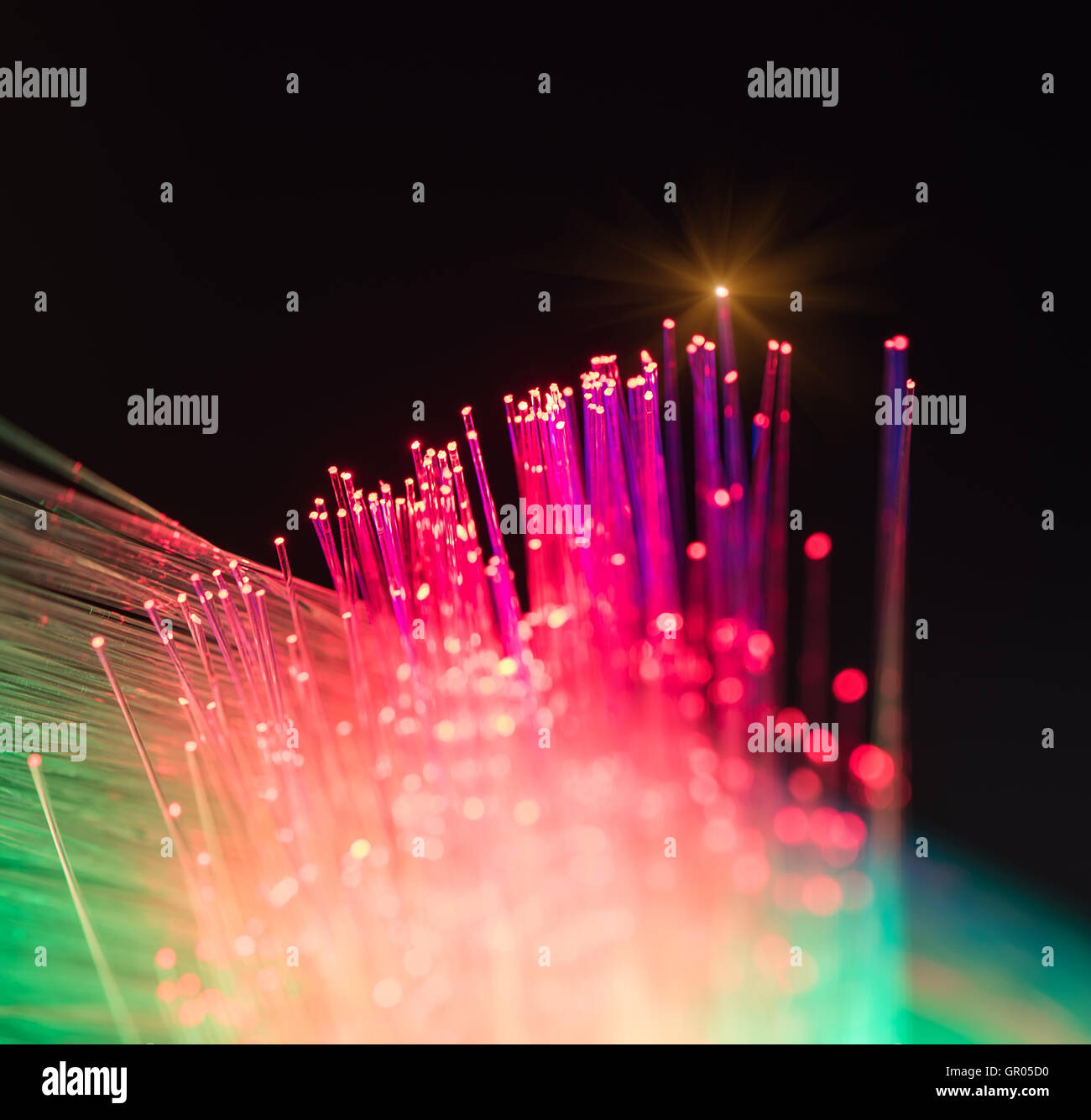 Internet technology fiber optic background Stock Photo - Alamy