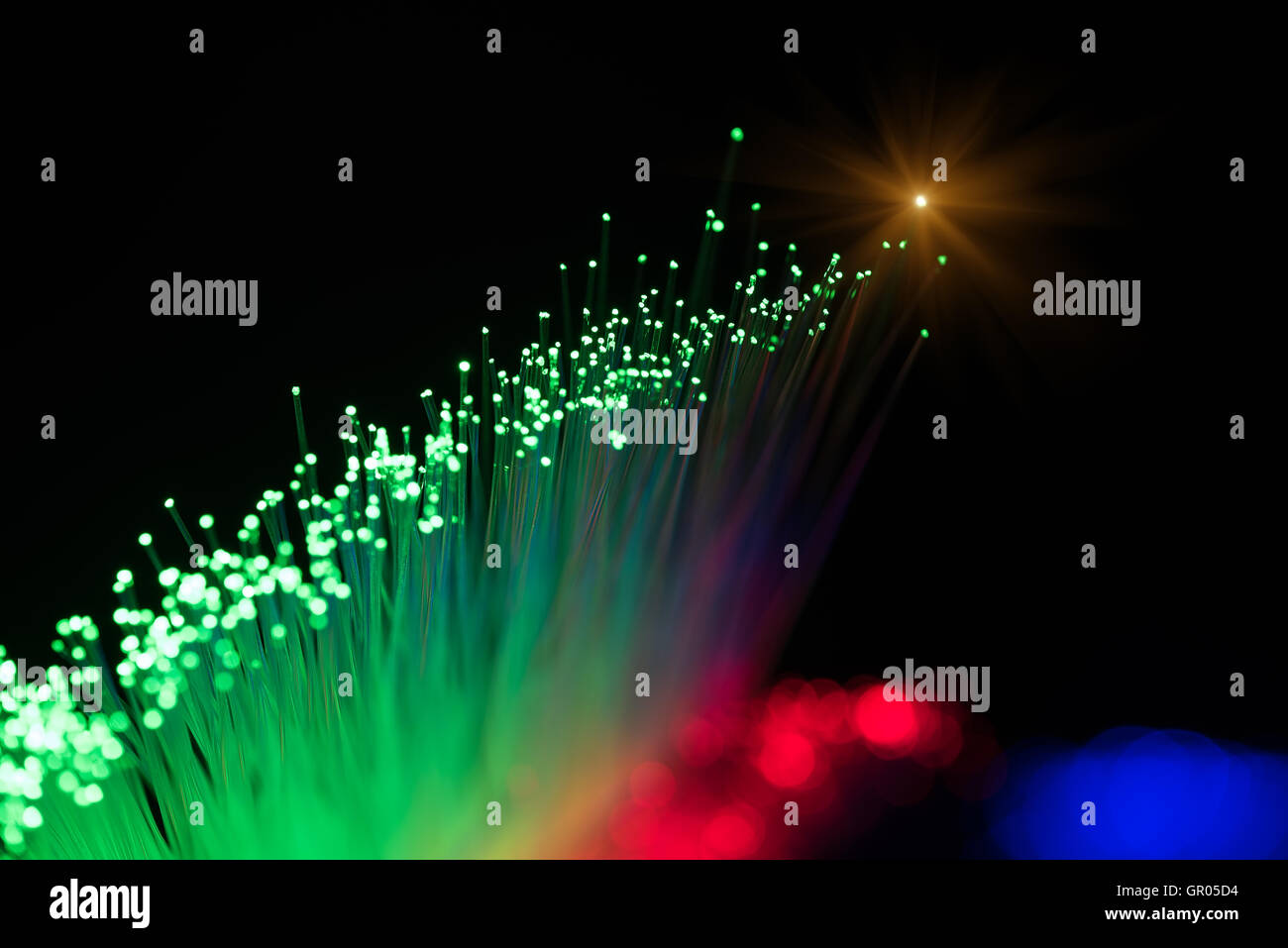 Internet technology fiber optic background Stock Photo - Alamy