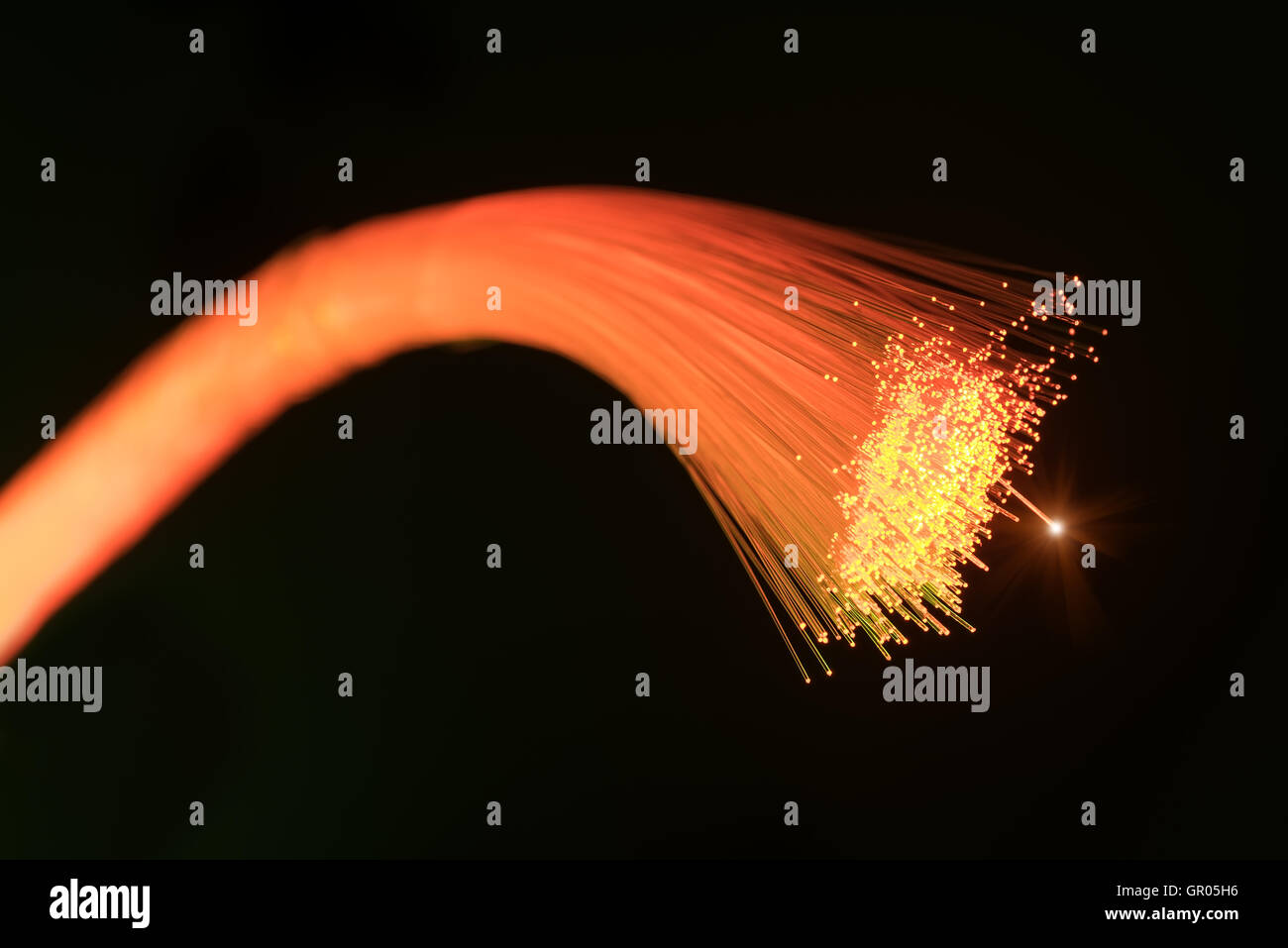 Internet technology fiber optic background Stock Photo - Alamy