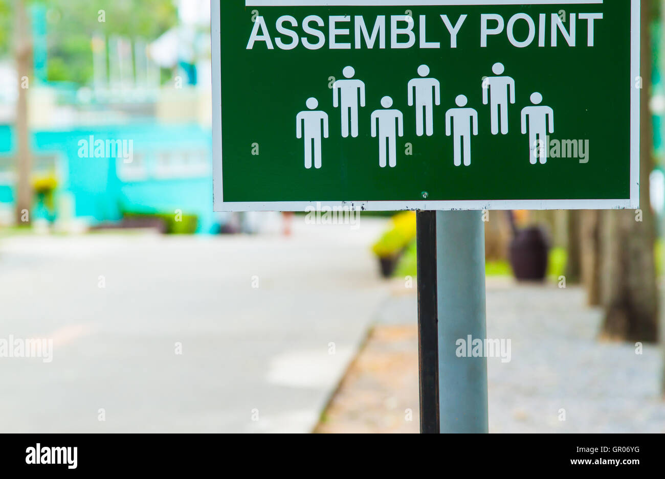 Fire Assembly Assembly Point Stock Photos & Fire Assembly Assembly ...