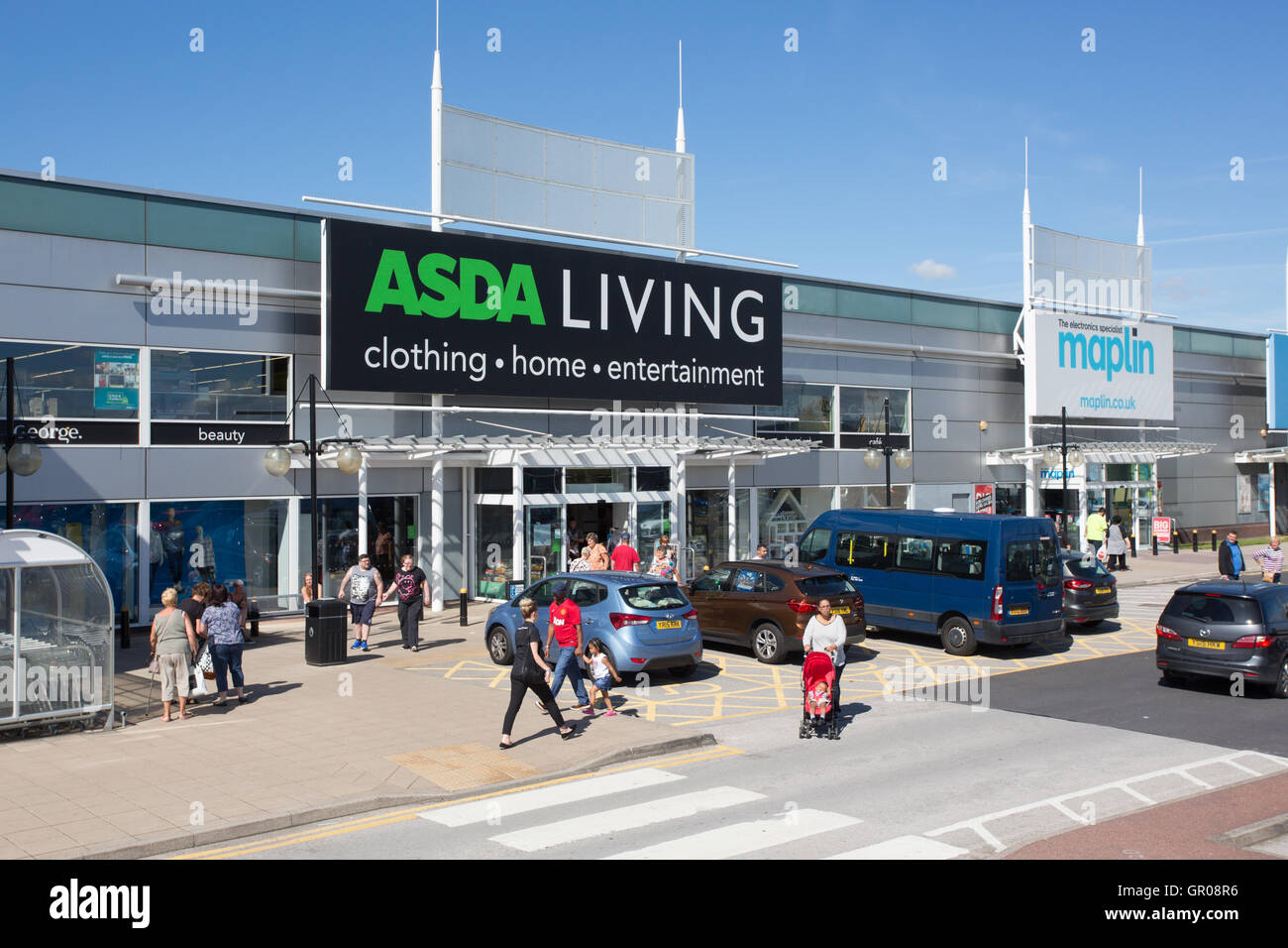Parkgate Shopping Stadium Way Rotherham Stock Photo - Alamy