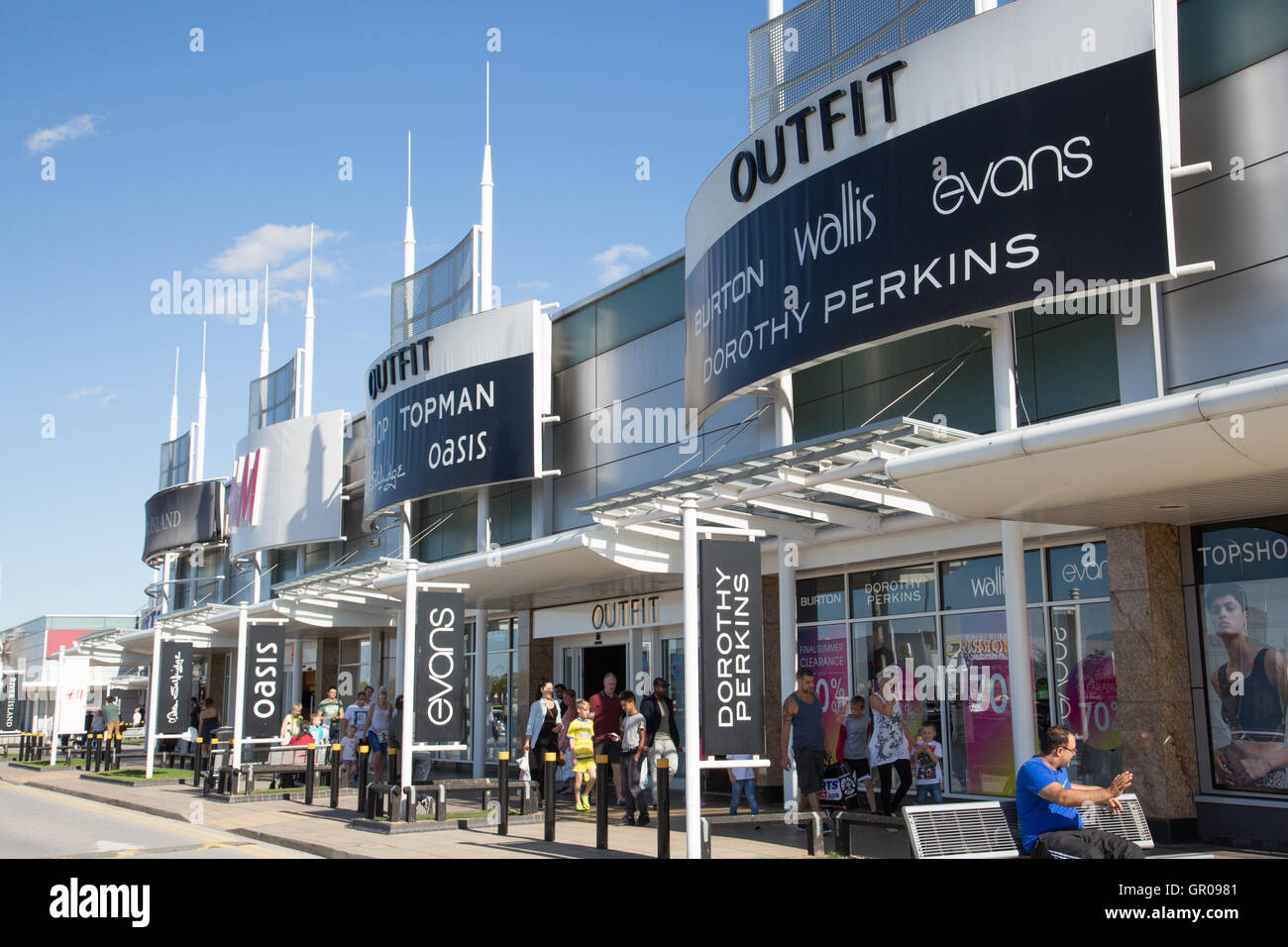 Parkgate Shopping Stadium Way Rotherham Stock Photo - Alamy