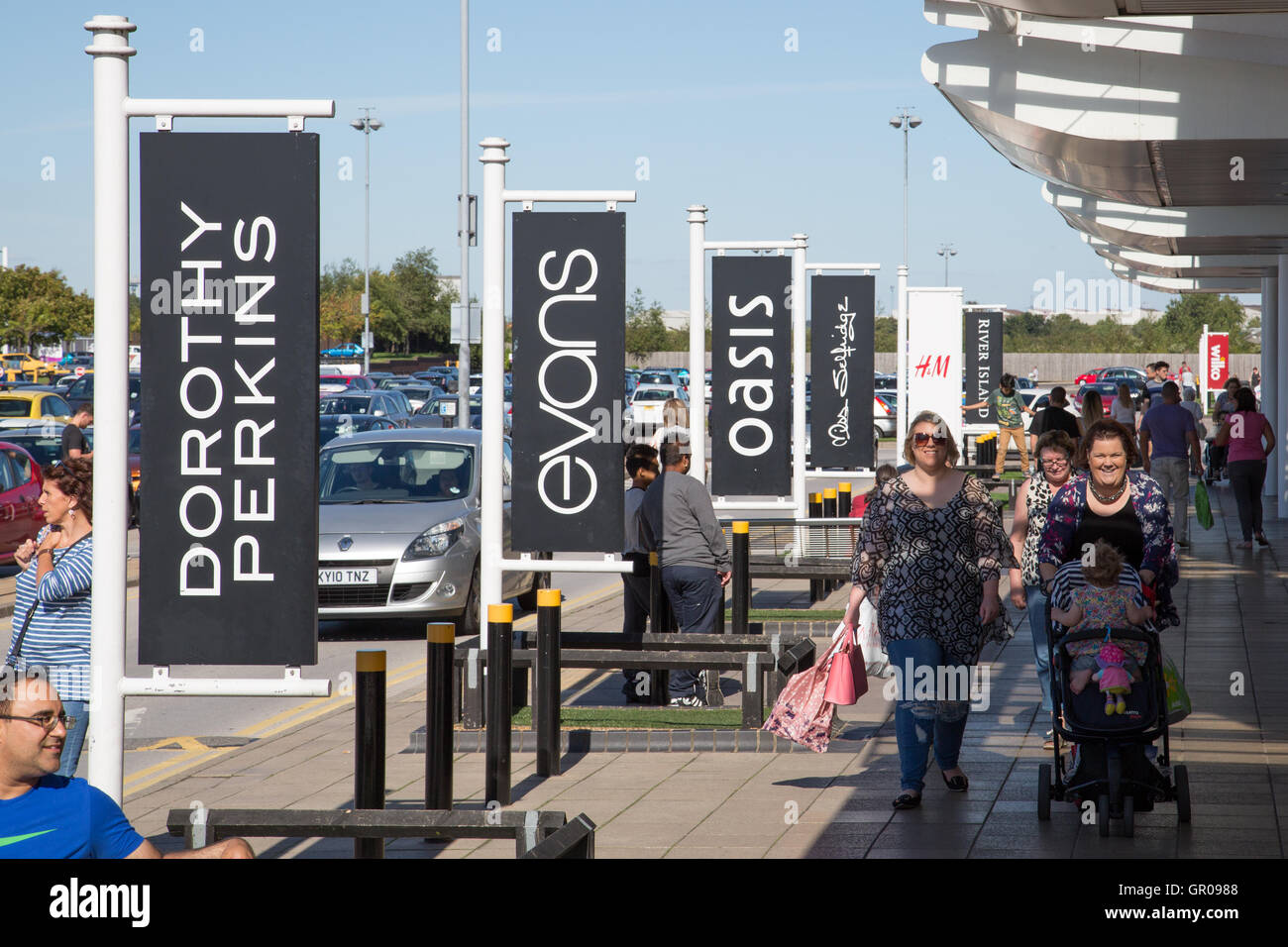 Parkgate Shopping Stadium Way Rotherham Stock Photo - Alamy