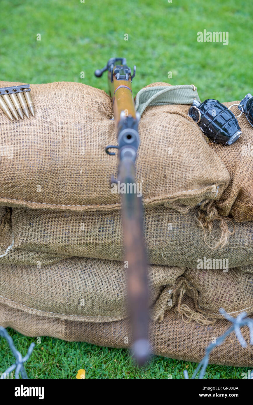 Lee Enfield , MK 1 WW1 rifle Stock Photo - Alamy