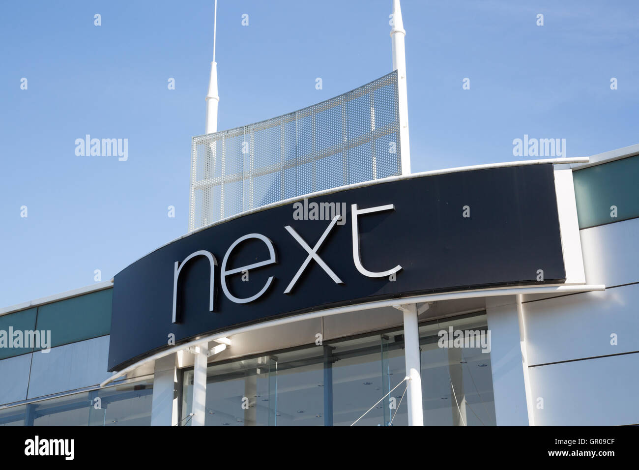 Next signage Stock Photo - Alamy