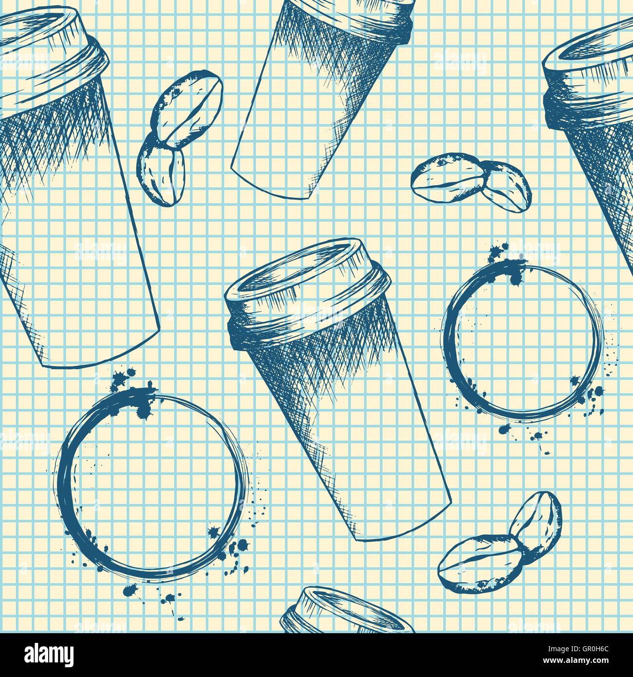 Back coffee cup Stock Vector Images - Alamy