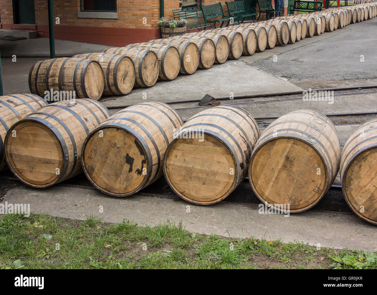 Rolling barrels hi-res stock photography and images - Alamy