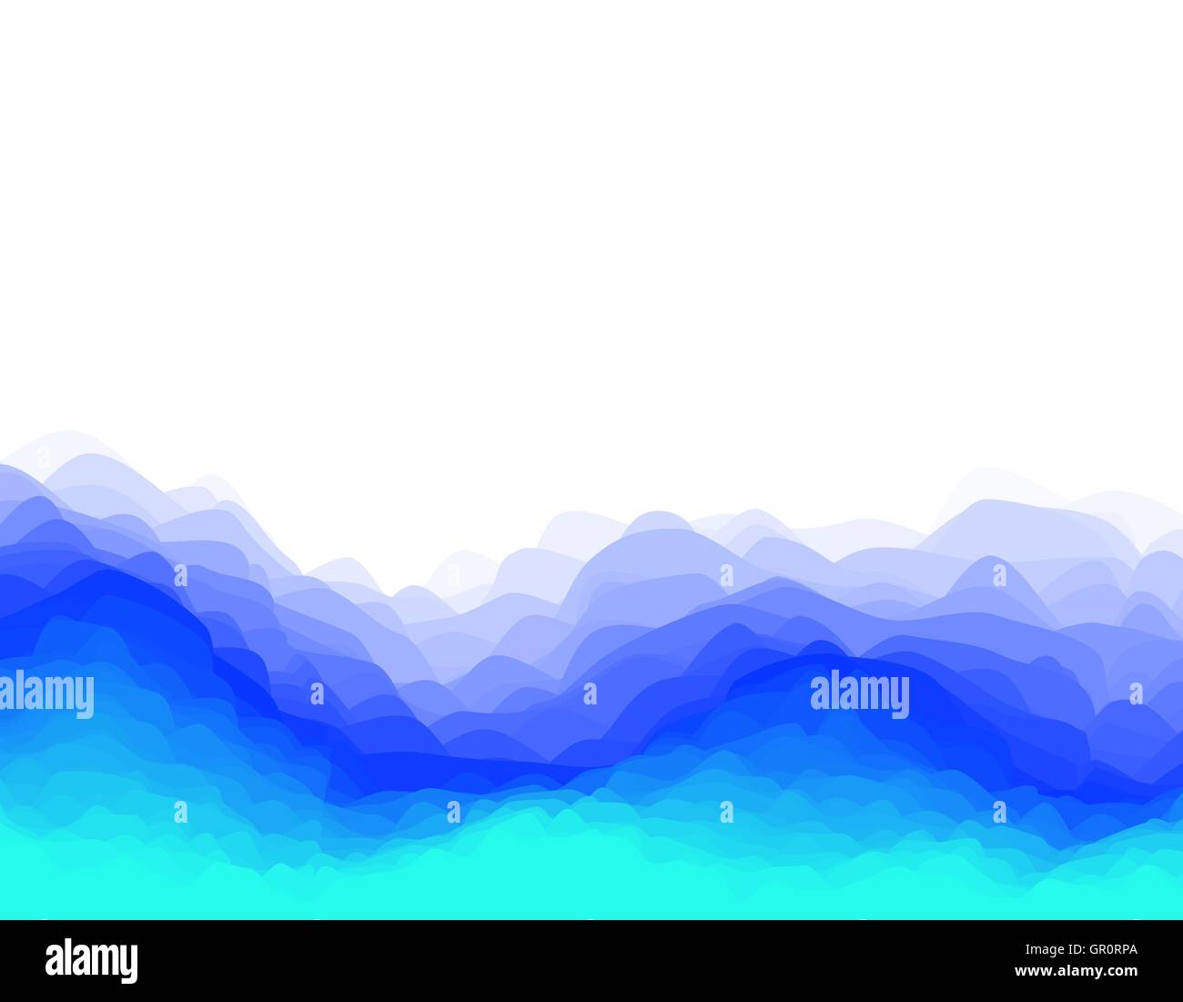 Abstract layered wave background.Vector colorful illustration Stock ...