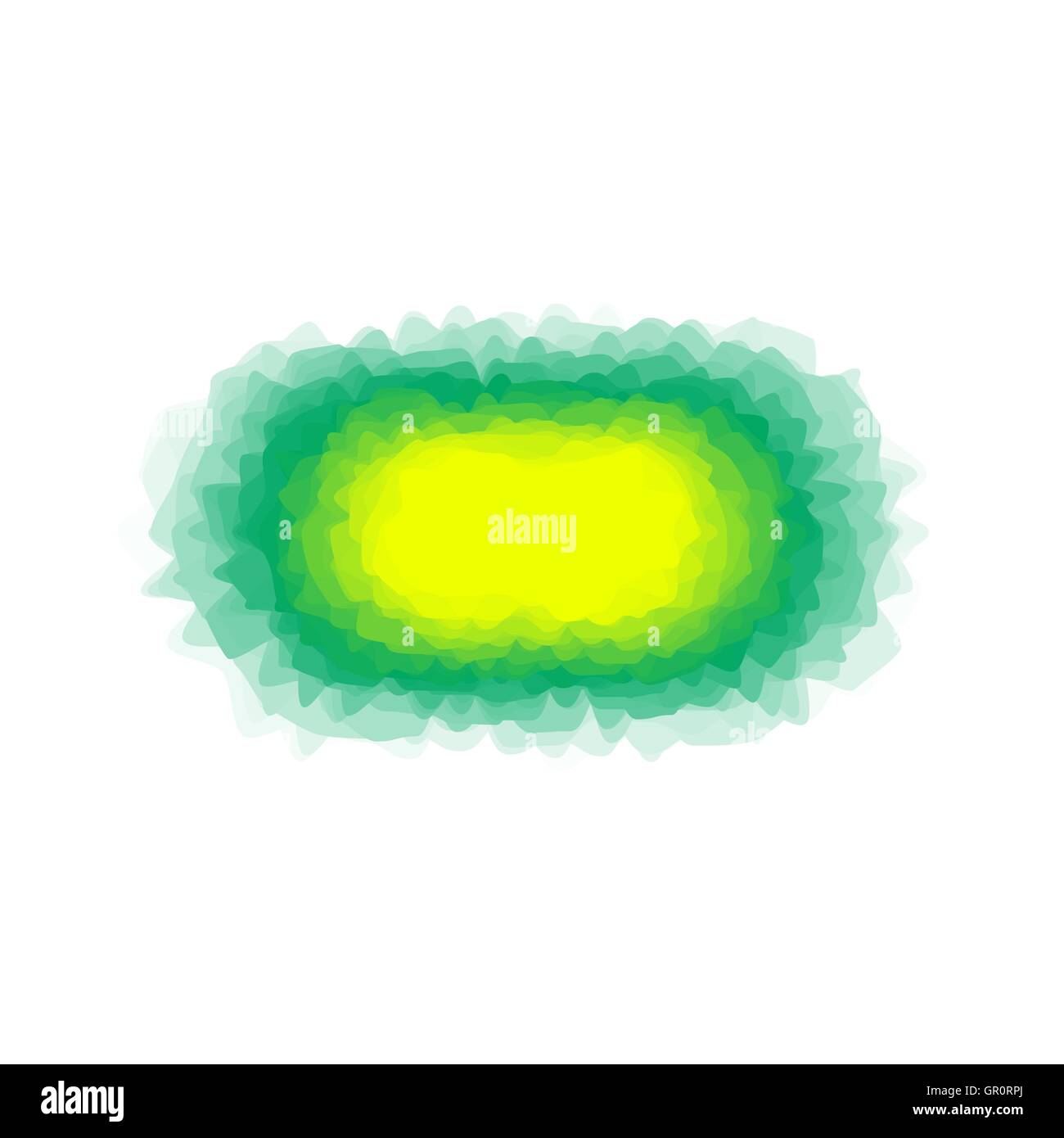Abstract layered oval.Isolated on white background. Vector illustration ...