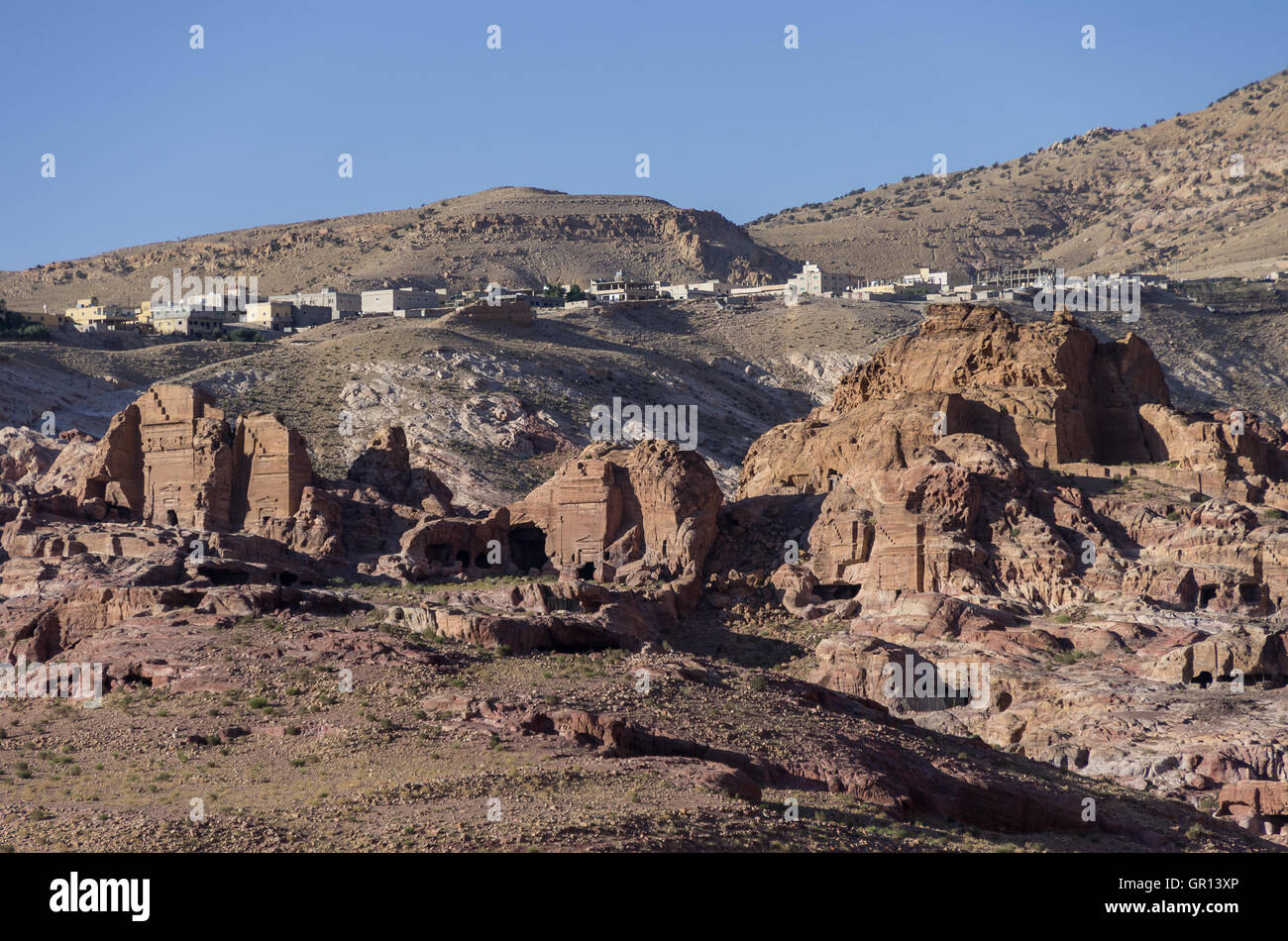 Ruin of Moghar Annassara (Christian Tombs ) in Petra and Uum Sayhoun ...