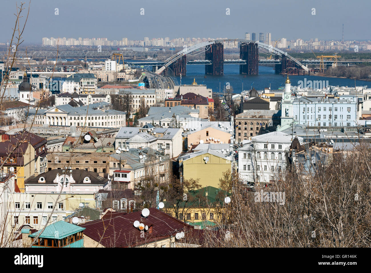 Ukraine kiev podil district hi-res stock photography and images - Alamy