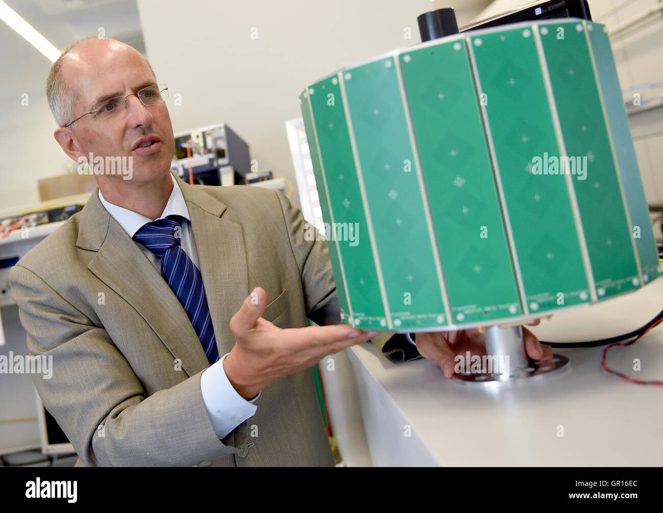 Berlin, Germany. 5th Sep, 2016. Thomas Haustein, a researcher at the ...
