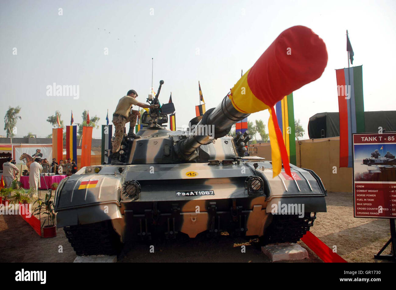 Weapons and ammunitions exhibition is being organized by Pakistan Army ...