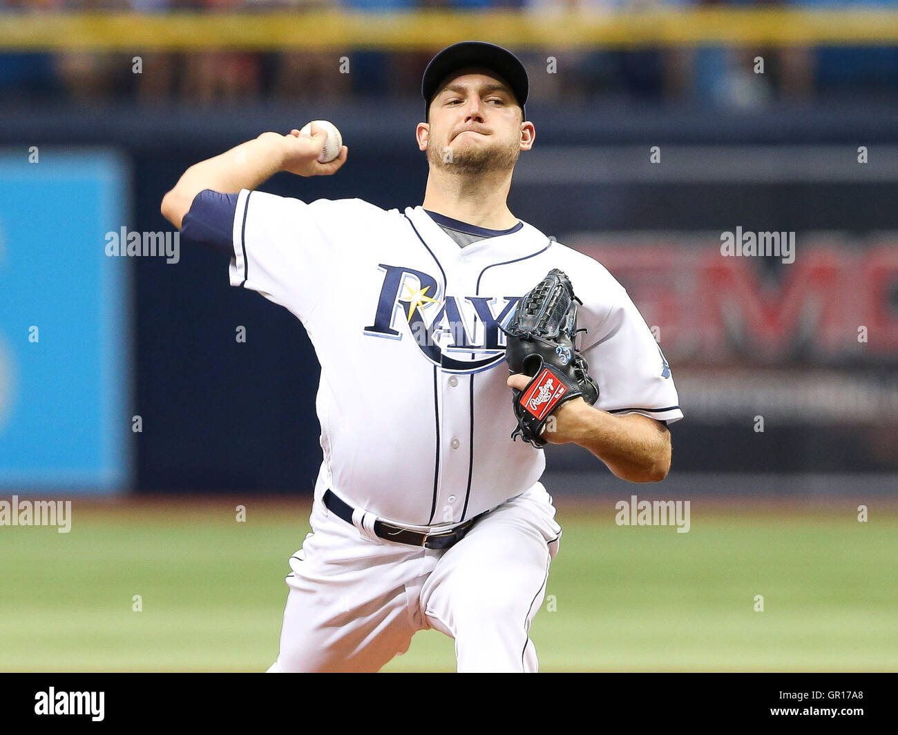 St. Petersburg, Florida, USA. 5th Sep, 2016. Tampa Bay Rays starting ...