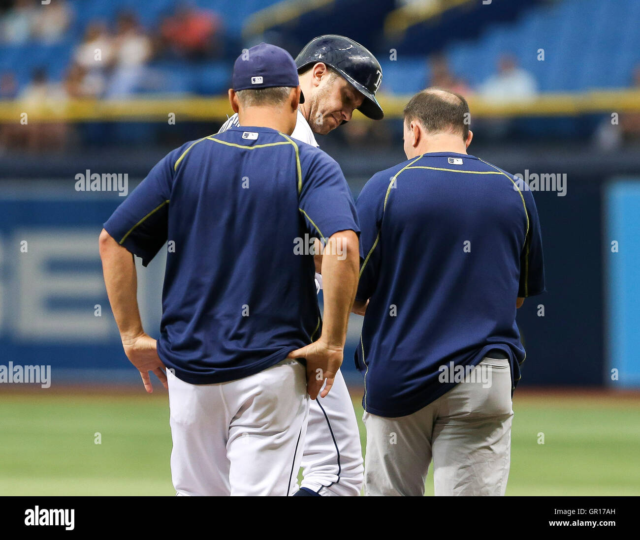 St. Petersburg, Florida, USA. 5th Sep, 2016. Tampa Bay Rays third ...
