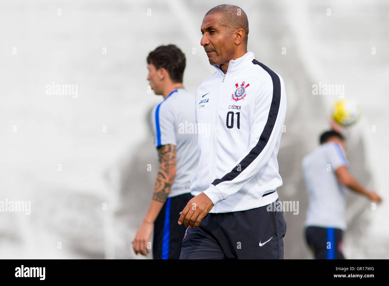 Sao Paulo, Brazil. 05th Sep, 2016. The coach Cristóvão Borges during ...