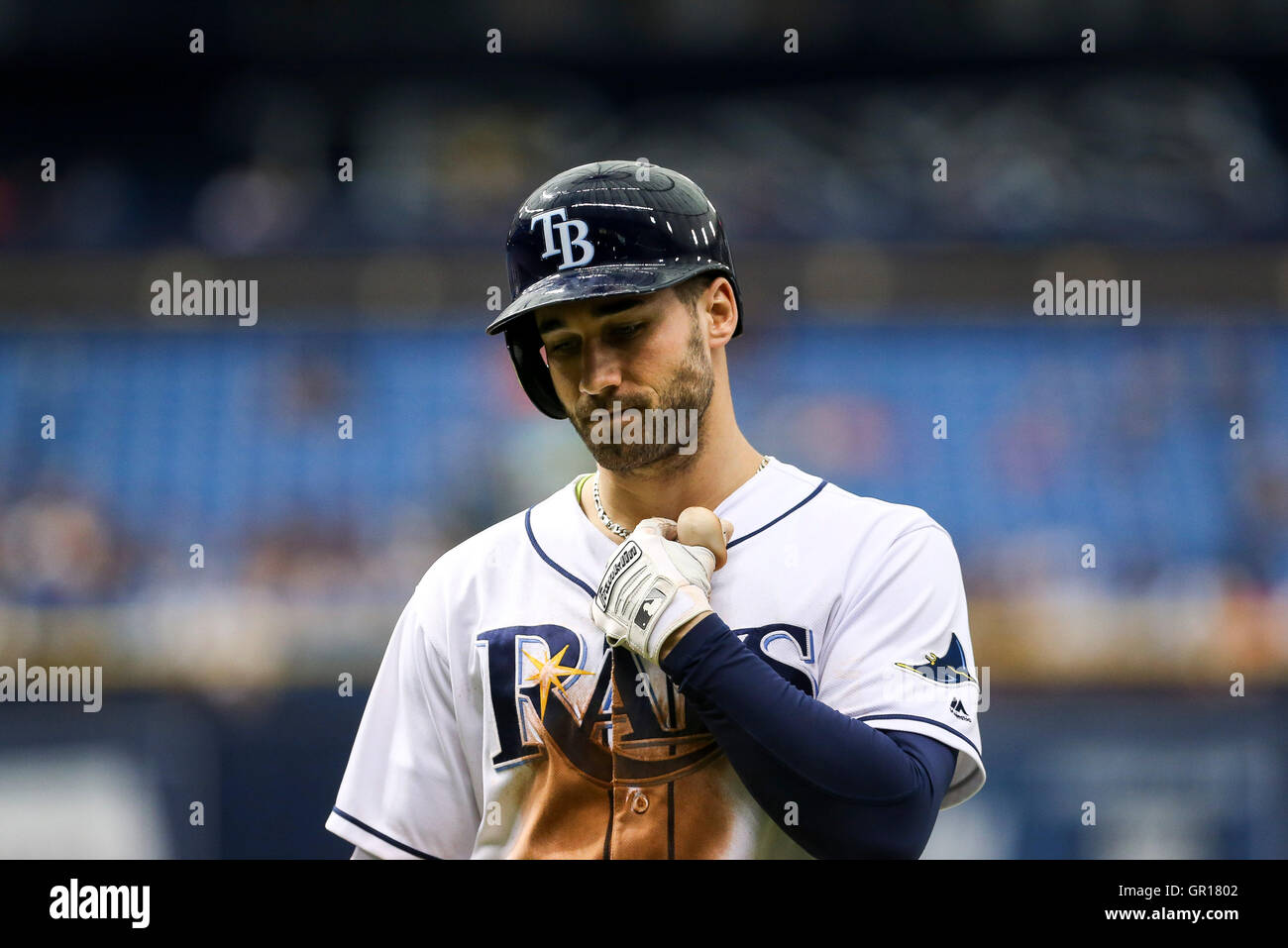 St. Petersburg, Florida, USA. 5th Sep, 2016. Tampa Bay Rays center ...