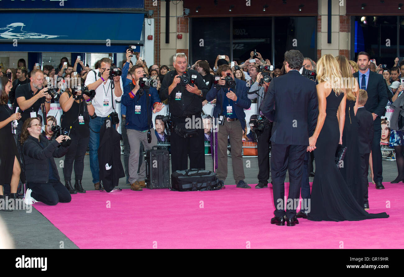 London, UK. 5th September, 2016. Patrick Dempsey Jillian Fink and ...