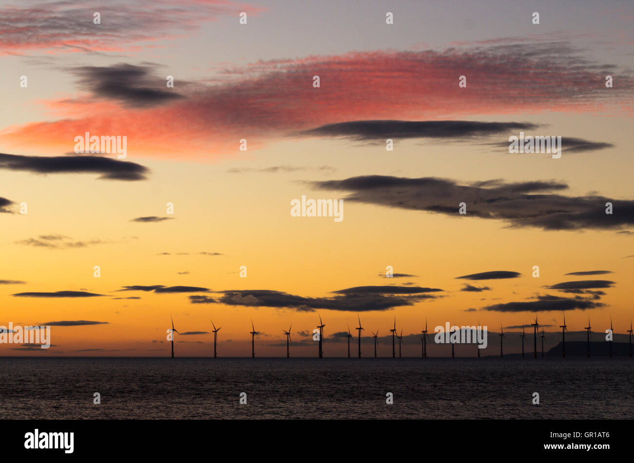 Teesside offshore windfarm uk hi-res stock photography and images - Alamy