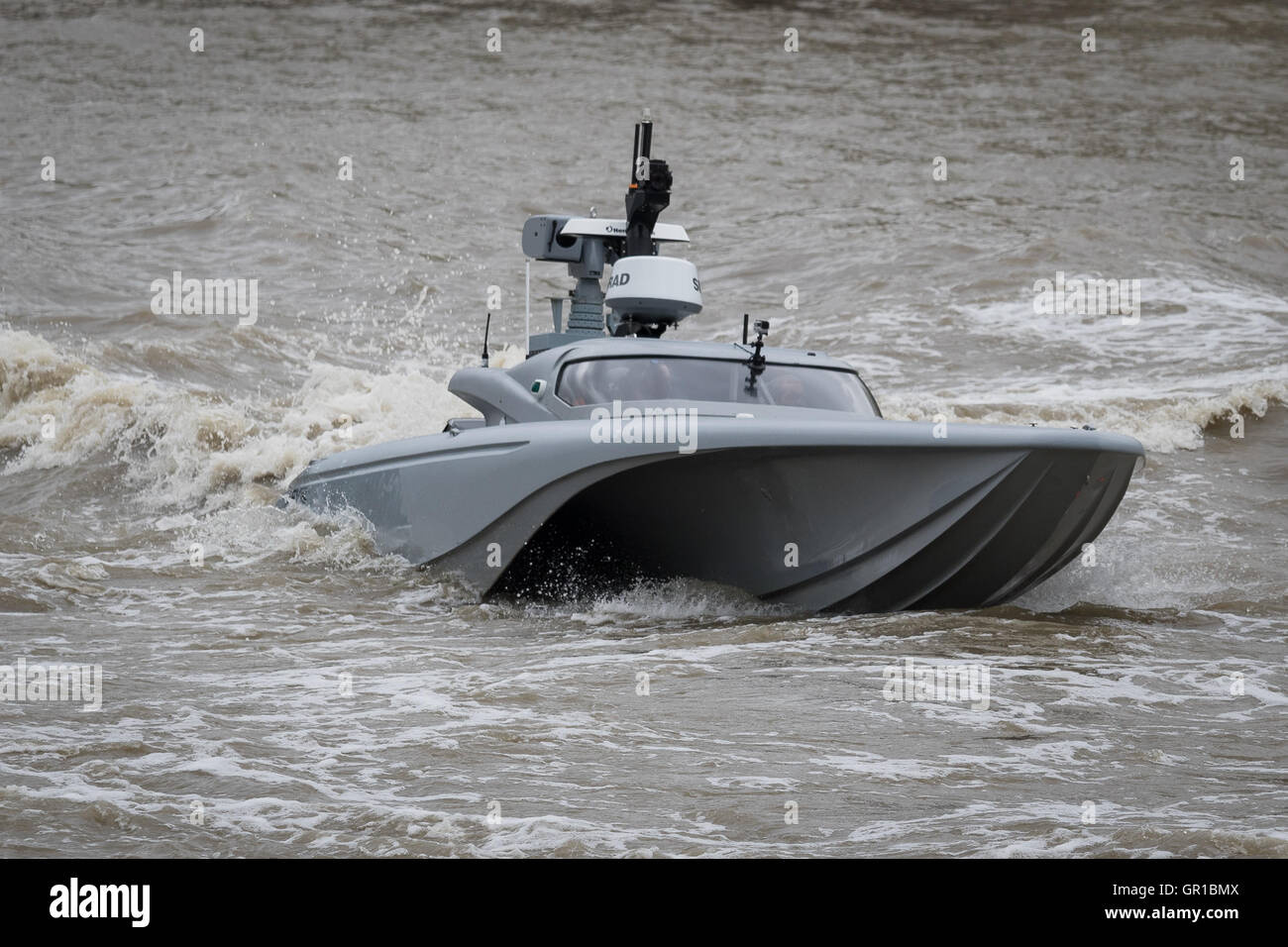 London, UK. 5th September 2016. The Maritime Autonomy Surface Testbed ...