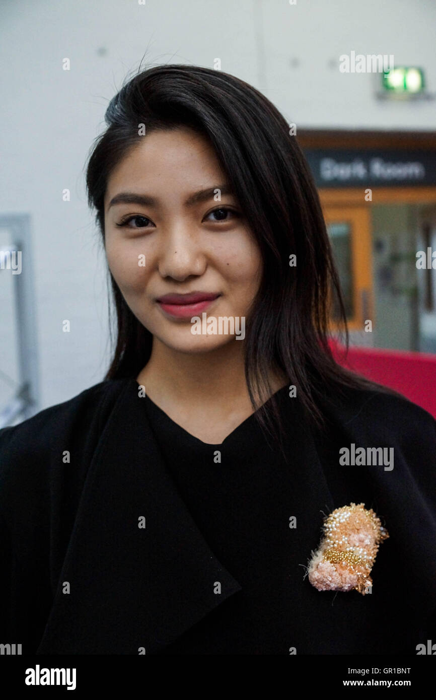 London, England. 6 September 2016. Designer Shiyun Chen and her work on ...