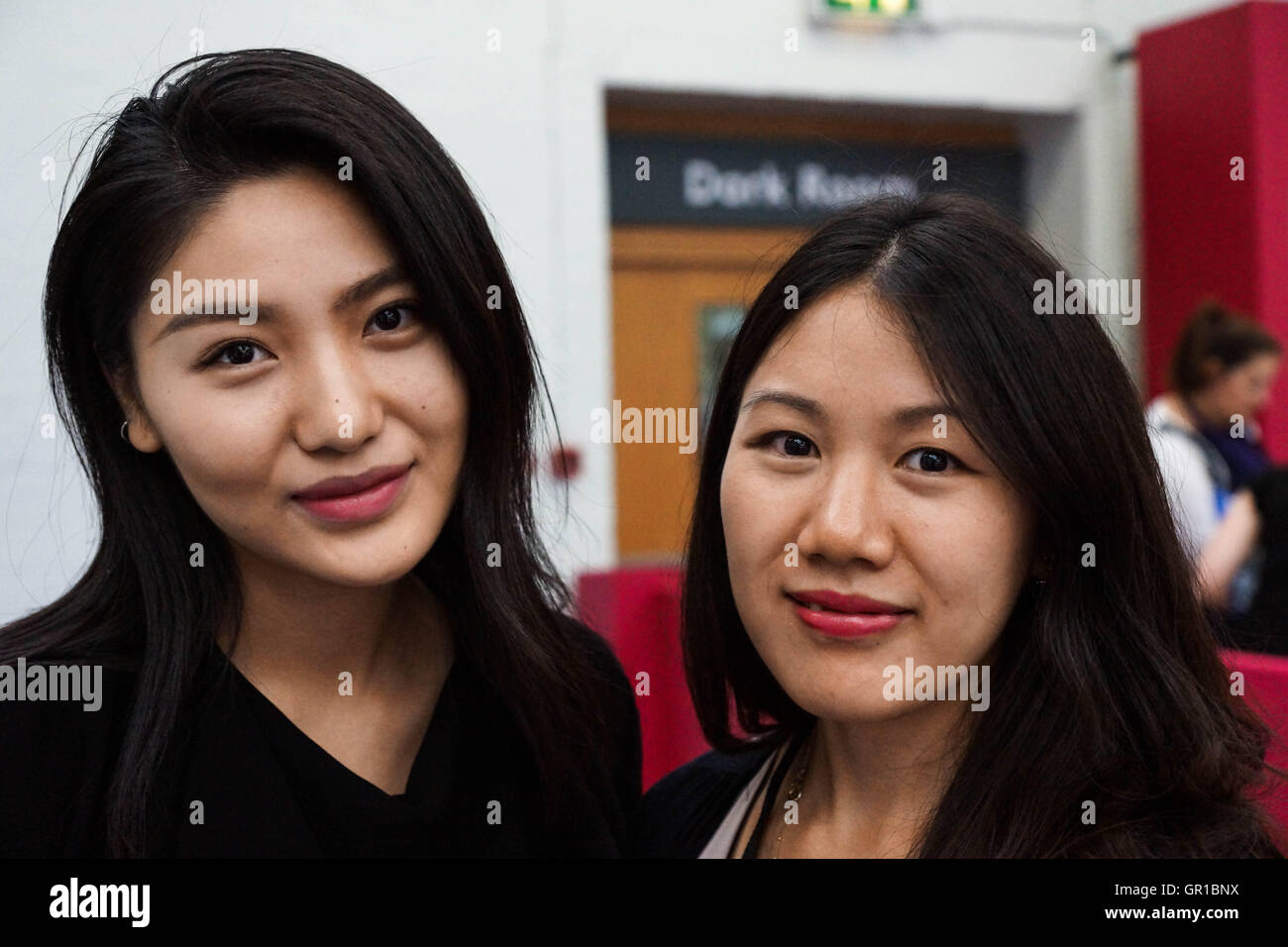 London, England. 6 September 2016. Designers Shiyun Chen and Kiki Tang ...