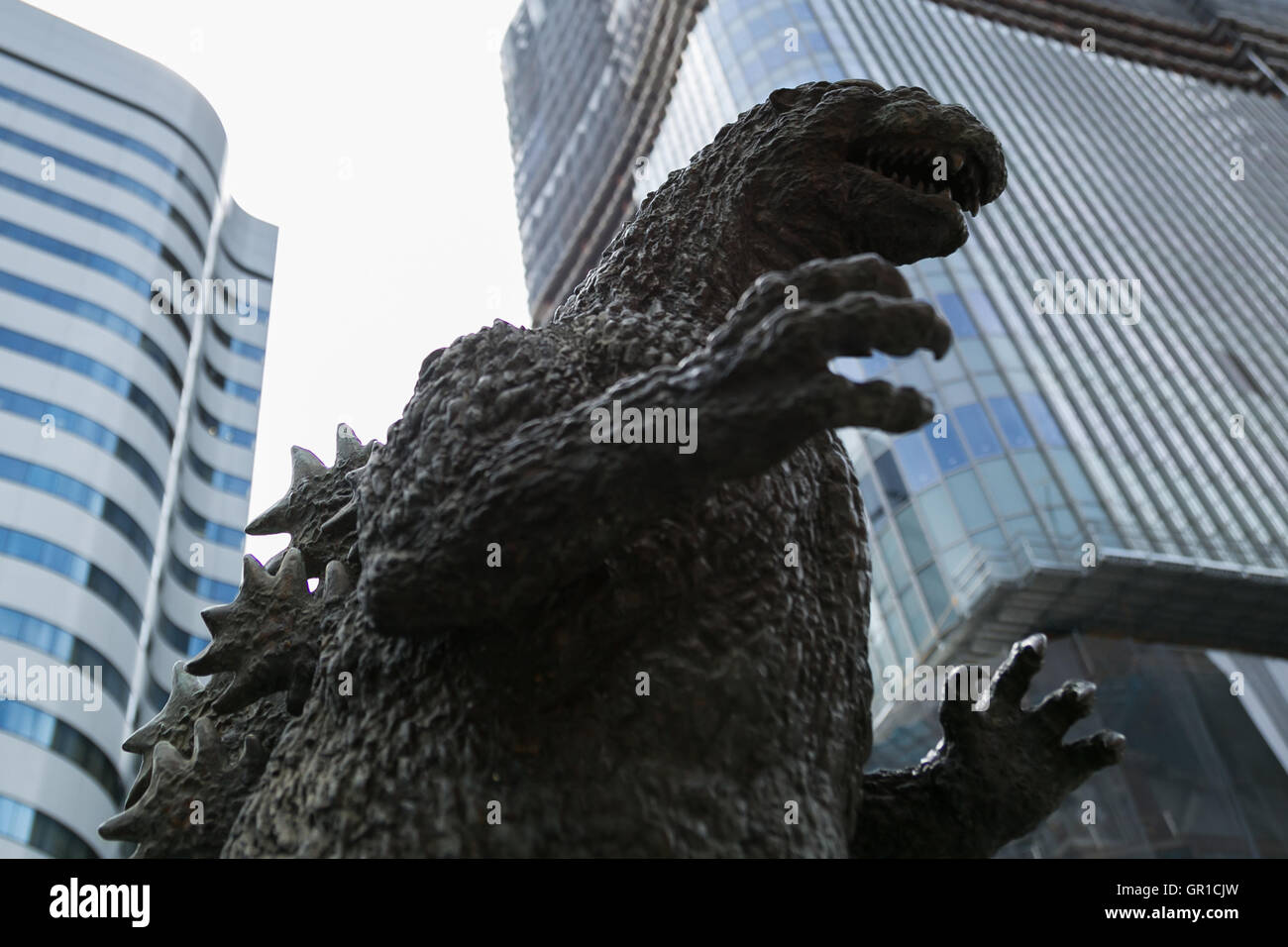 Tokyo, Japan. 6th September, 2016. A statue of the original Godzilla ...