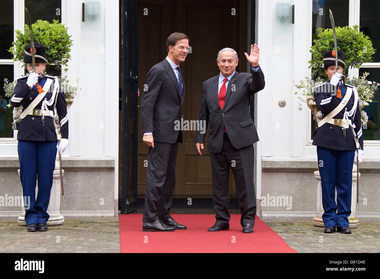 The Hague, Netherlands. 6th Sep, 2016. Visiting Israeli Prime Minister ...