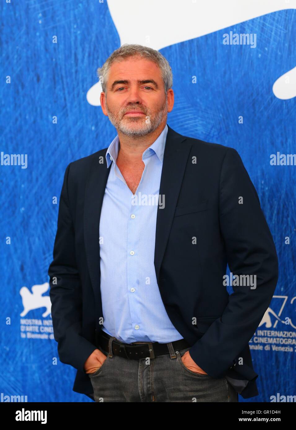 Venice, Italy. 6th Sep, 2016. Director Stephane Brize attends a ...