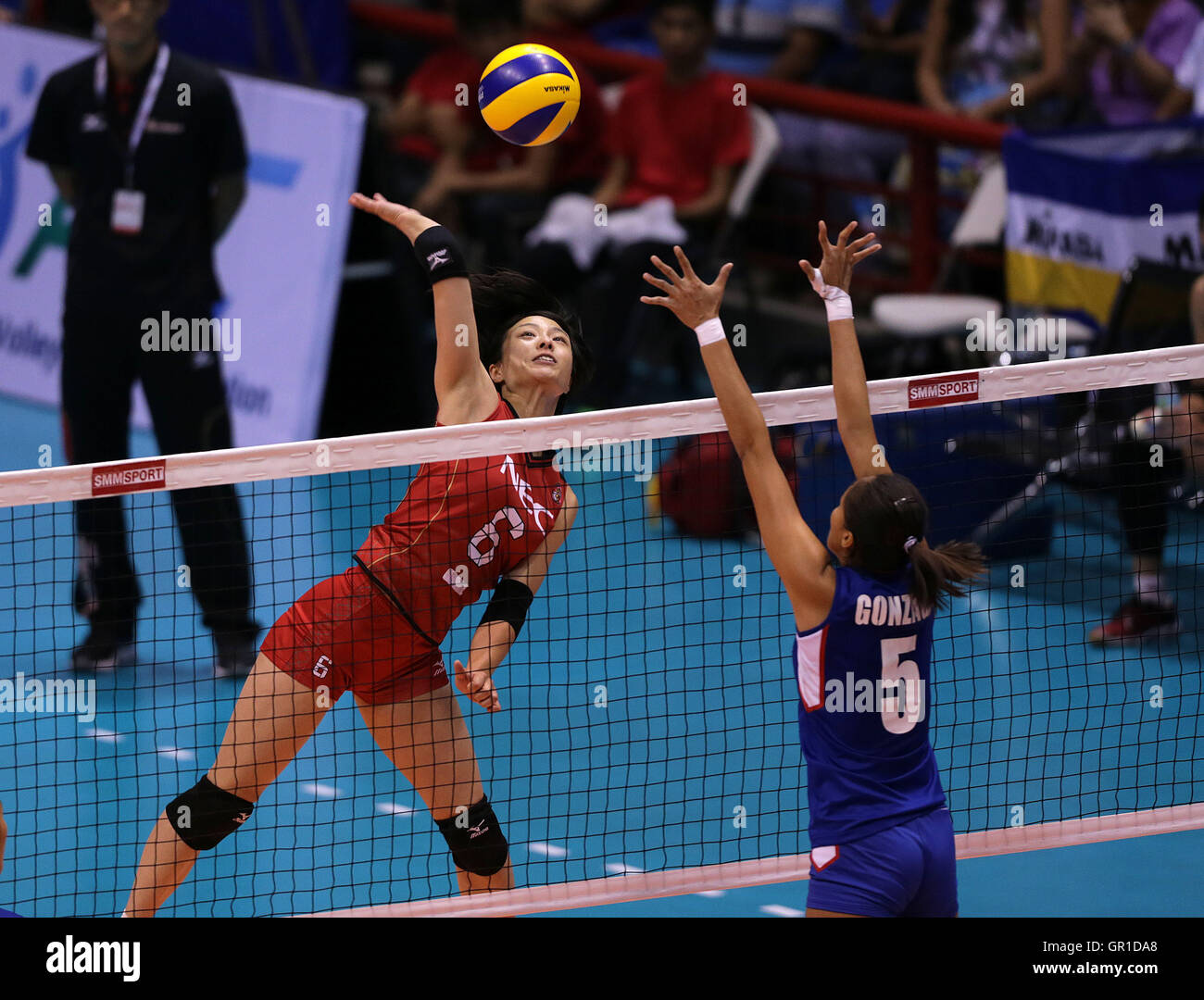 Laguna Province, Philippines. 6th Sep, 2016. Akari Oumi of NEC Red ...