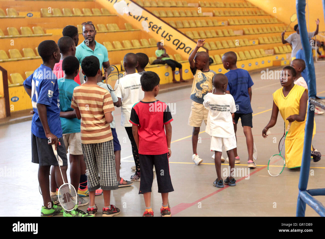 Kampala, Uganda. September 6, 2016. Netherlands-based Ugandan badminton ...
