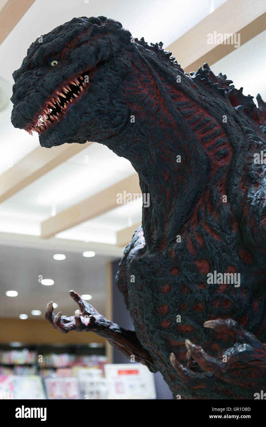 Tokyo, Japan. 6th September, 2016. A 1/60 scale model of Shin Godzilla ...