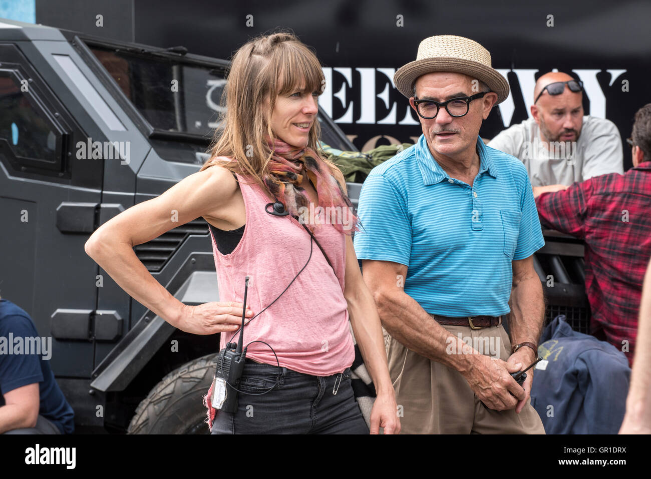 Actor Mark Rylance on set "Ready Player One" Steven Spielberg's new ...